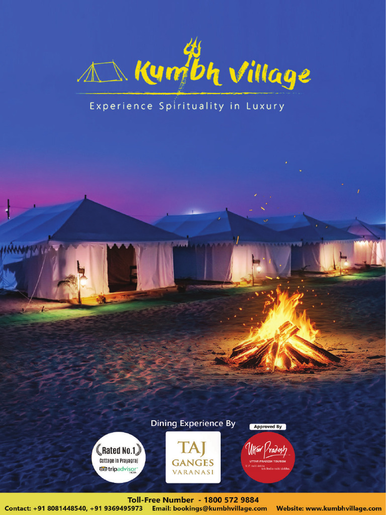 Kumbh Village Brochure - Updated | PDF | Yoga | Ayurveda