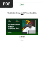 PTDF Interview Tips | PDF