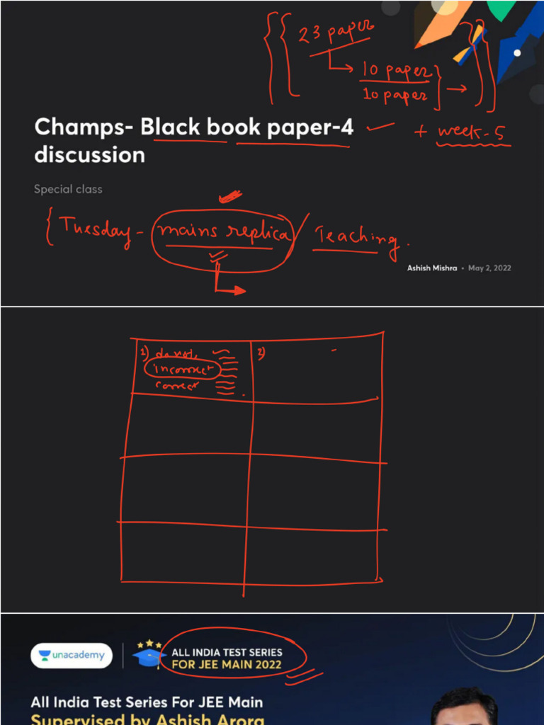 Champs Black Book Paper4 Discussion With Anno | PDF