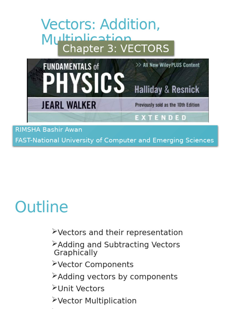 Chapter-3 Fall 2024 | PDF | Euclidean Vector | Geometry