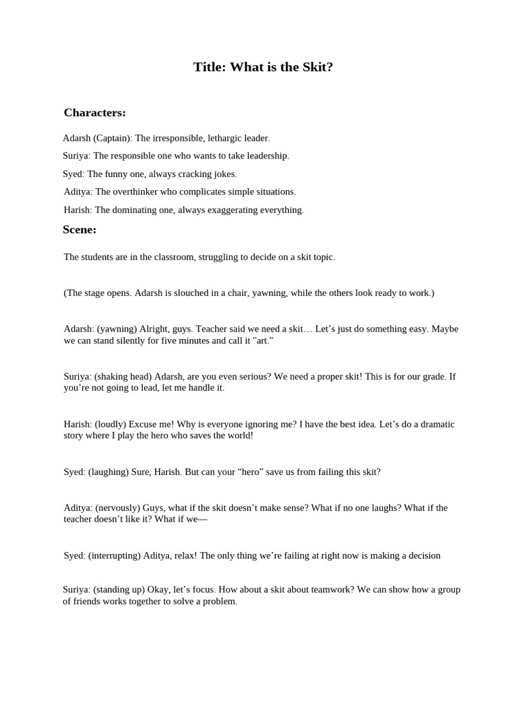 What_is_the_Skit[1] | PDF