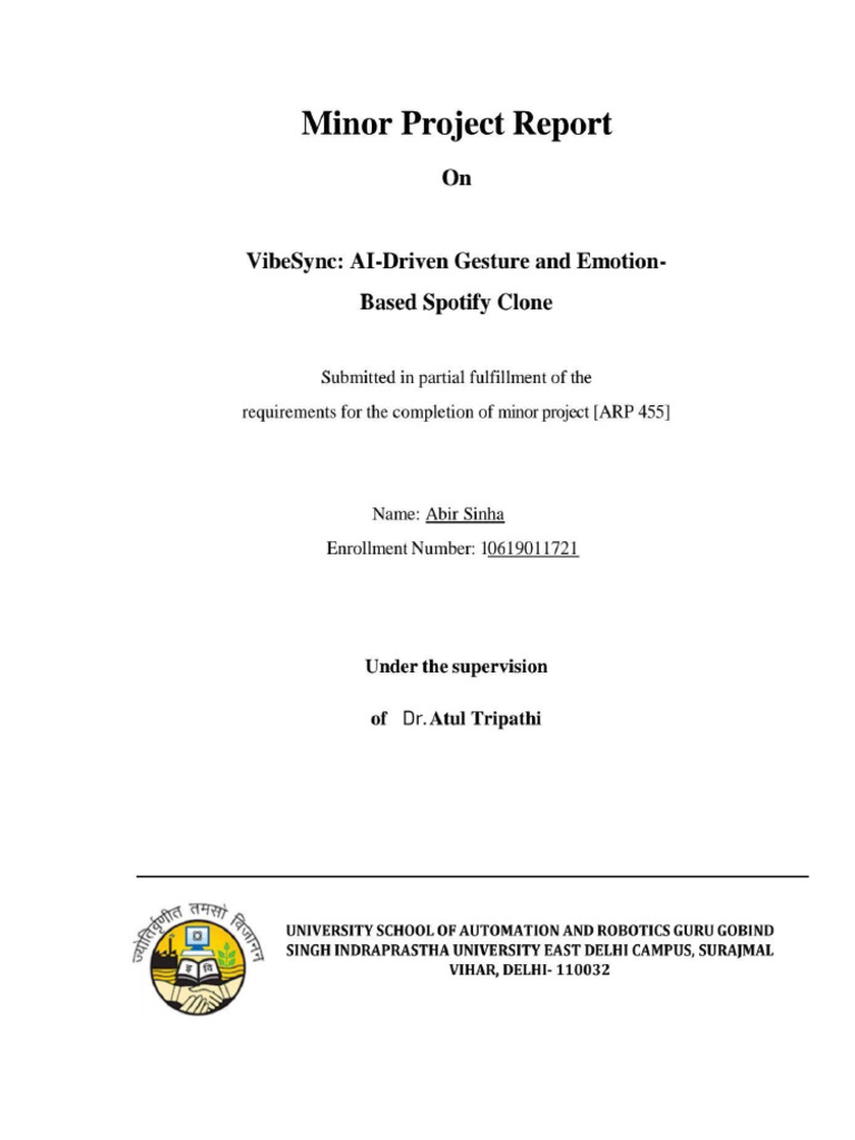 Project Report - Abir | PDF