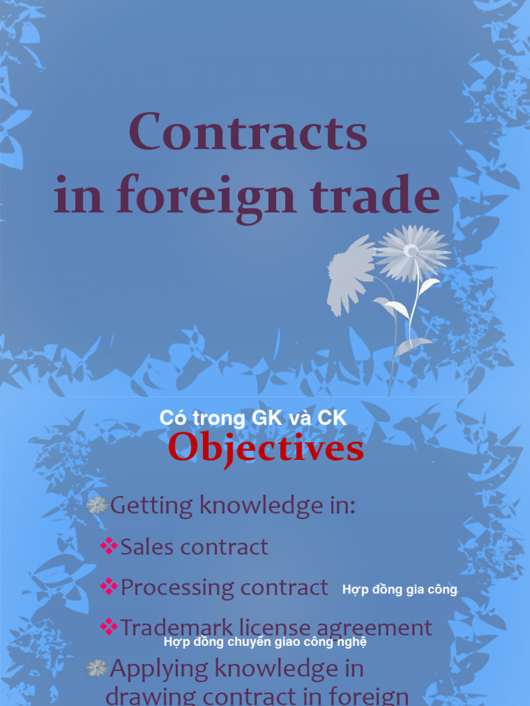Chapter-3-Contracts-in-foreign-trade | PDF | Pound (Mass) | Gallon