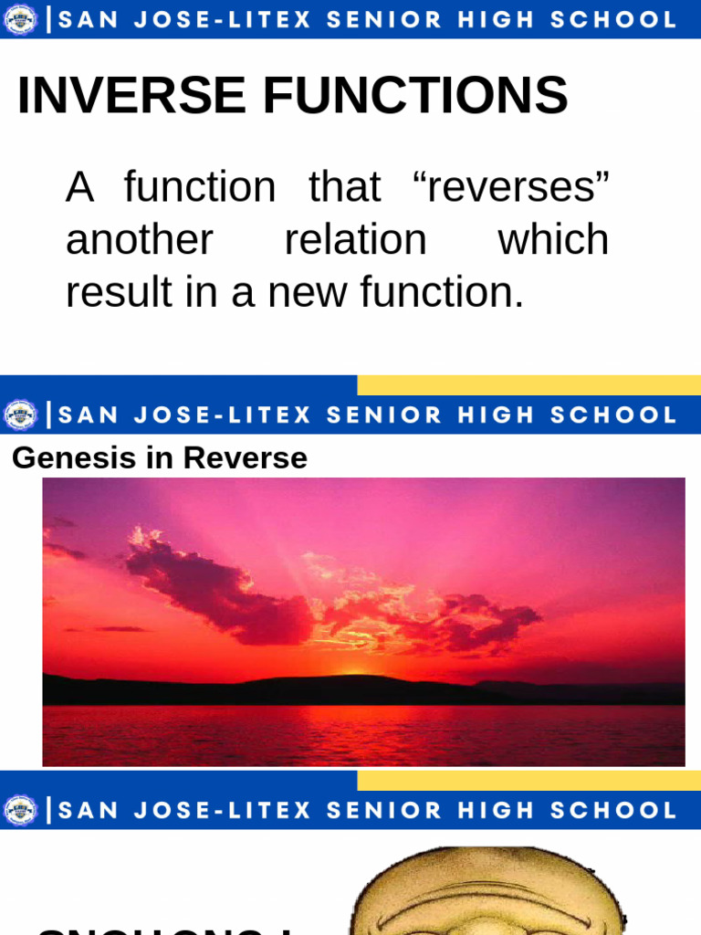 4.Inverse Functions | PDF | Function (Mathematics) | Mathematical Objects