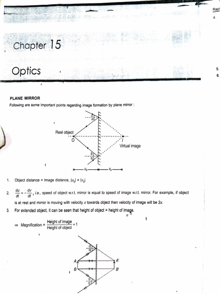Ray and Wave Optics | PDF | Refractive Index | Atomic