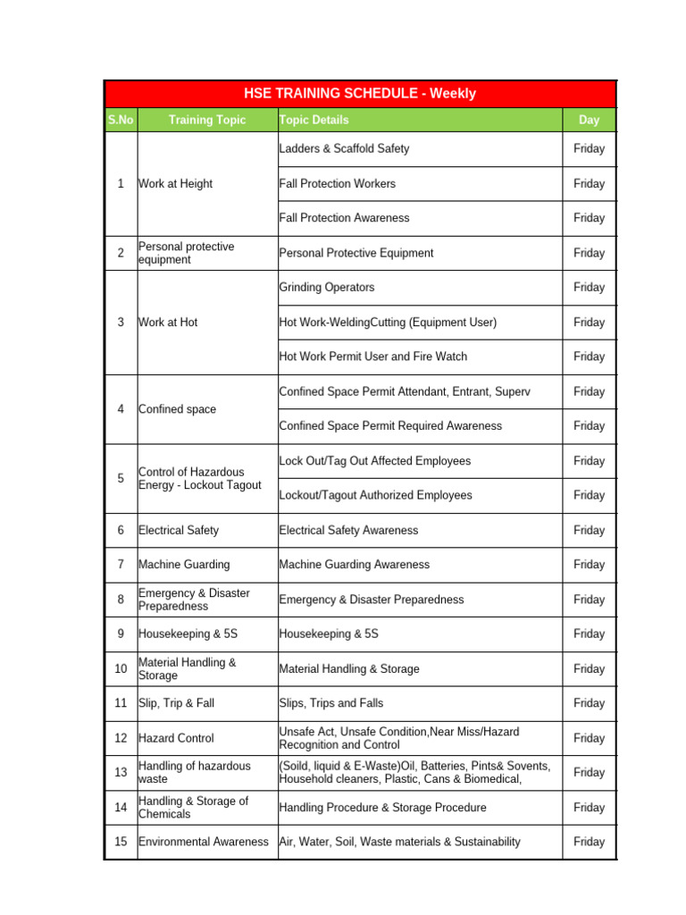 Training Calendar 2023 | PDF | Emergency Management | Labor Relations