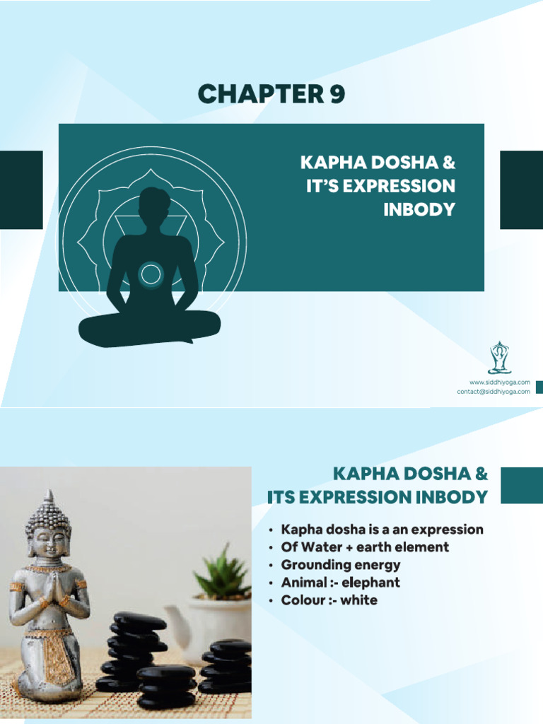 Chapter9 Kapha Dosha Its Expression in Your Body 3 | PDF