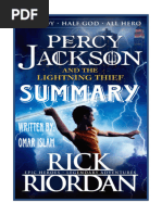 Percy Jackson Chapter Summaries | PDF | Hades | Greek Mythology