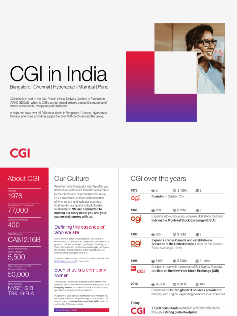 About_CGI | PDF | Business | Economies