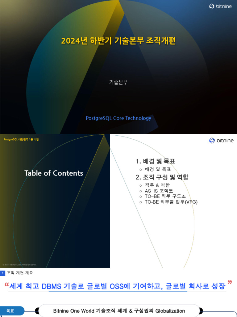 pre-기술본부 - 2024 하반기 조직개편 - 20240520 | PDF