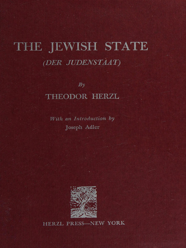 The Jewish State (Der Judenstaat) | PDF