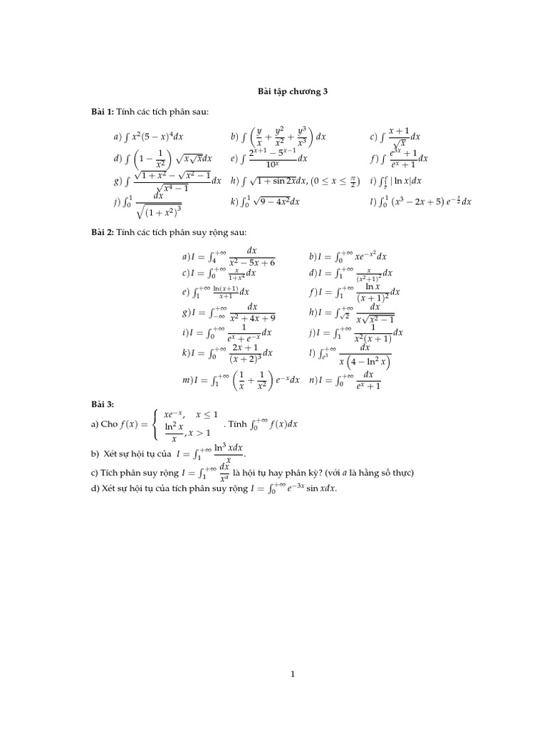Toan CC2 BT Chuong3 | PDF