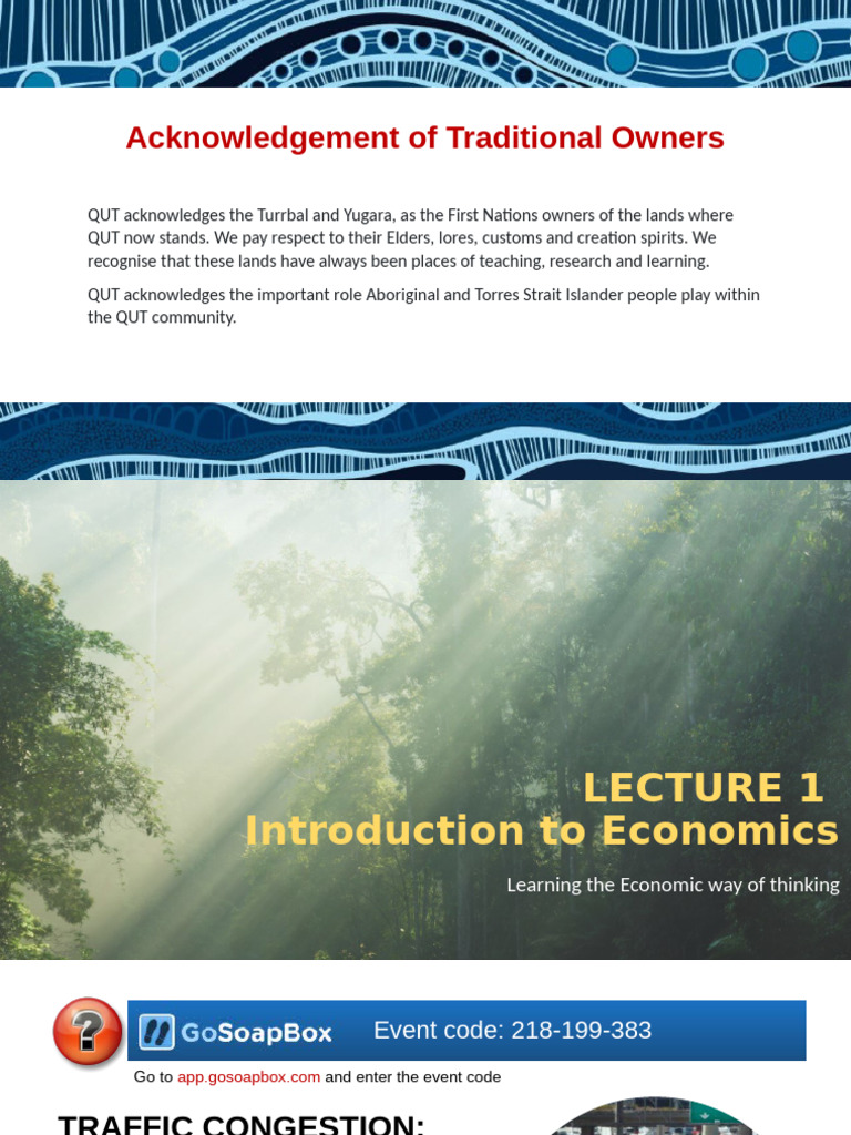 Lecture - 01 - Introduction To Economics - v1-3 | PDF | Economics ...