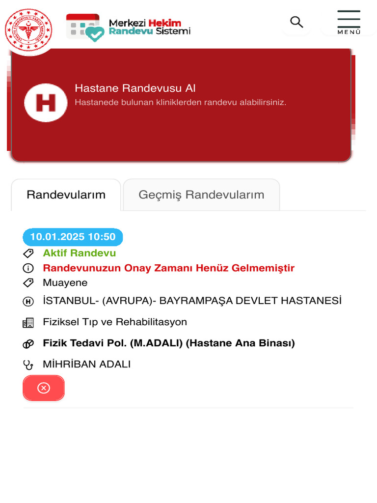 MHRS Randevu Al 2 | PDF