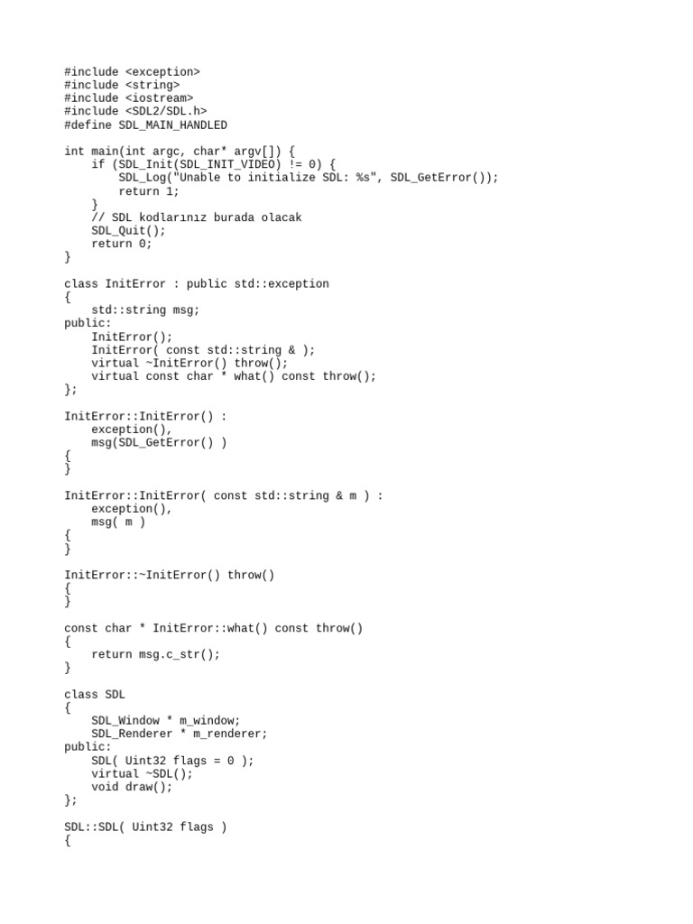 SDL Initialization and Drawing Example | PDF | Image Processing | Graphic Design