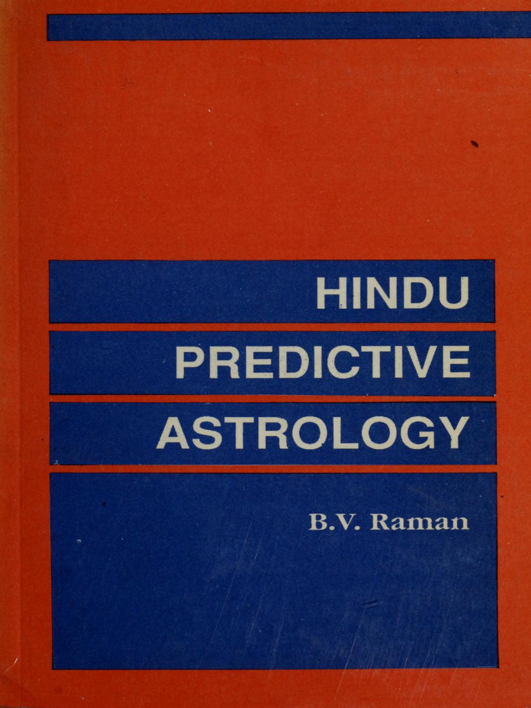 Hindu Predictive Astrology - BV Raman | PDF | Planets In Astrology ...