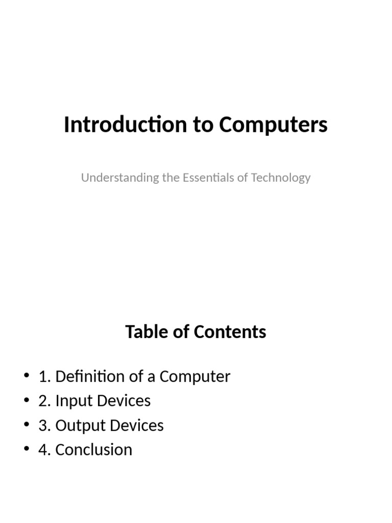 Professional Introduction To Computers | PDF