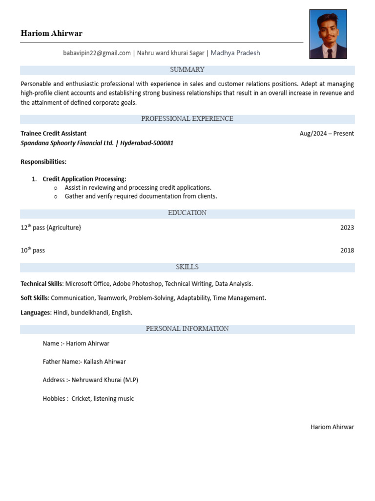 vipin resume | PDF