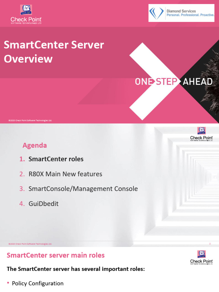 01 - Intro - SmartCenter Server - 2020 | PDF | Command Line Interface | Software