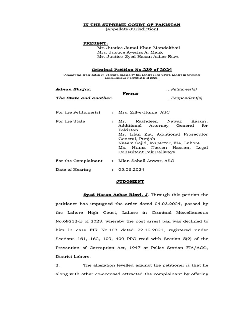 crl.p._239_2024 | PDF | Bail | Trials