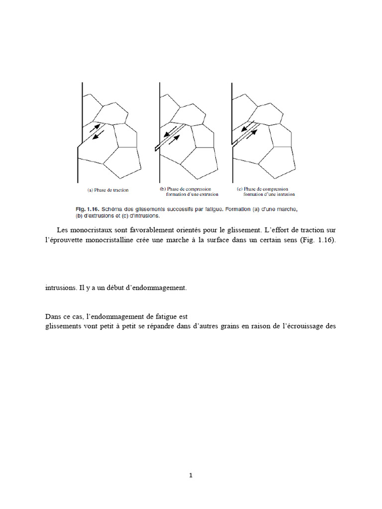 Fatigue et Endommagement des Matériaux | PDF | Fatigue (matériau ...