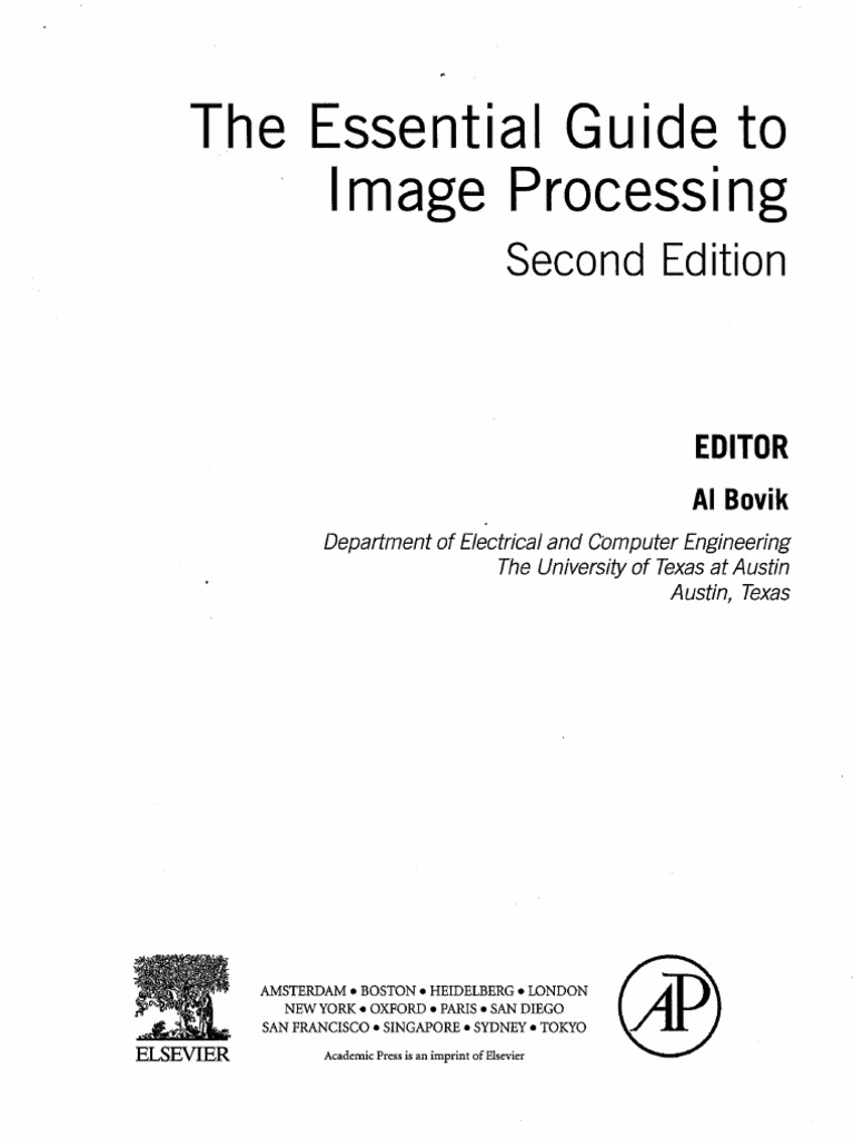 The Essential Guide To Image Processing: Second Edition | PDF | Discrete Fourier Transform ...