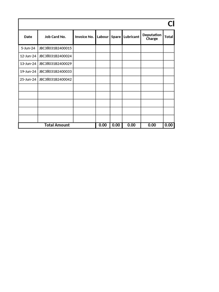 June 2024 Claim Sheet for AKP Trucking | PDF