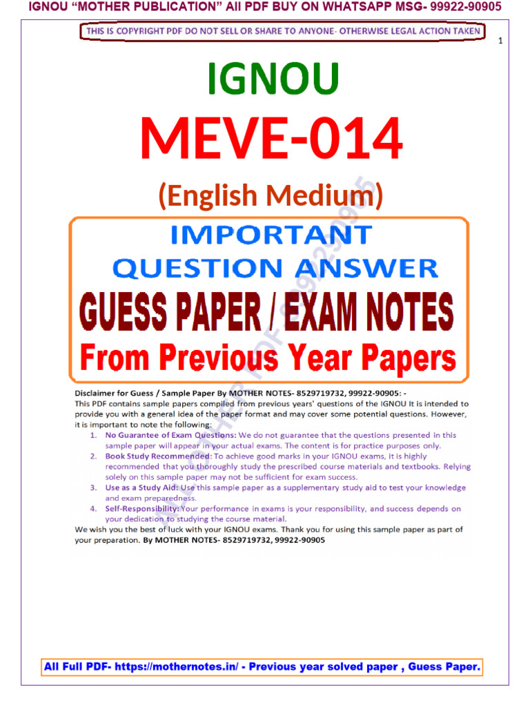 Meve 14 em Pyq MP | PDF | Biodiversity | Conservation Biology