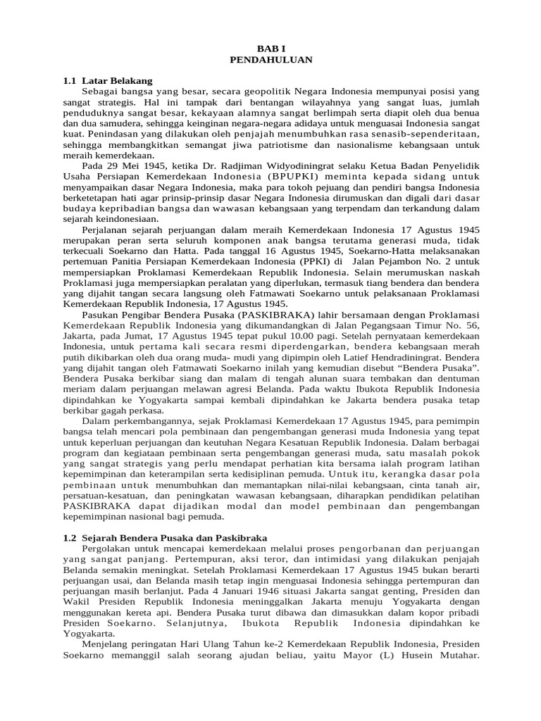 Laporan Paskib 2018 | PDF