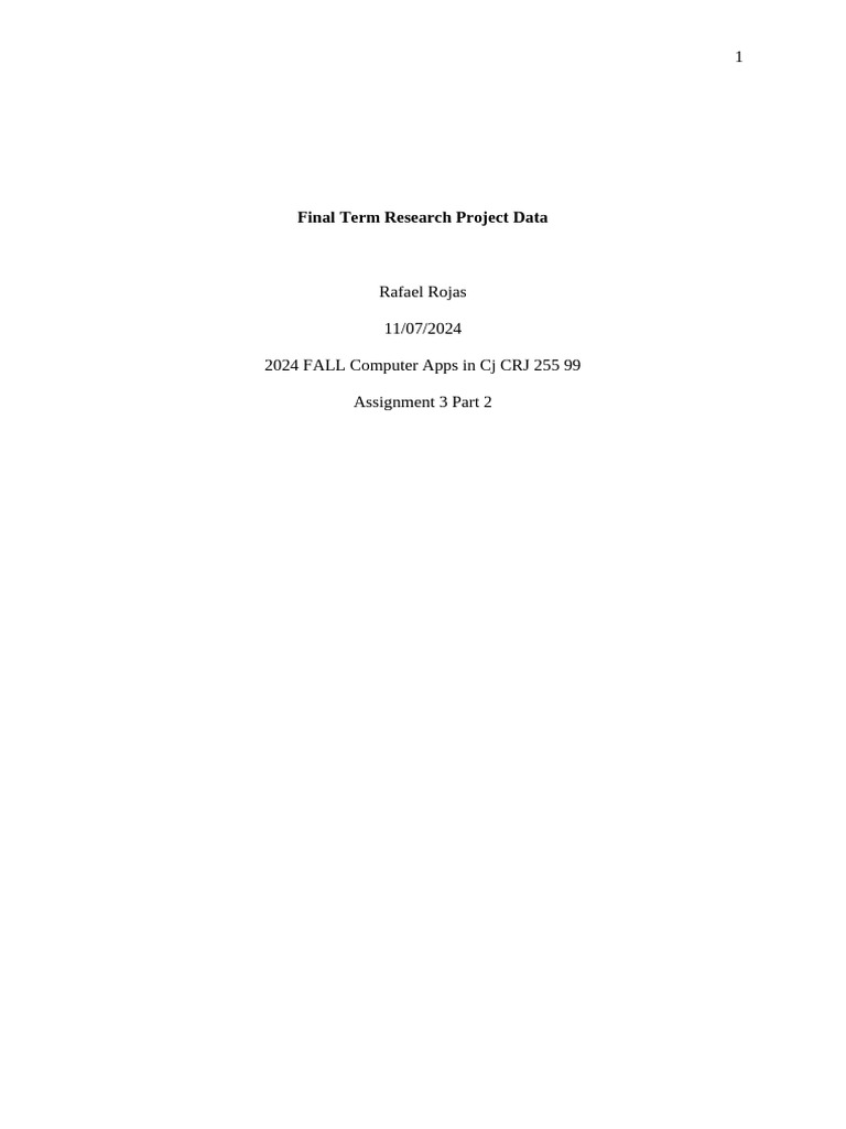 Assignment 3 Part 2 | PDF