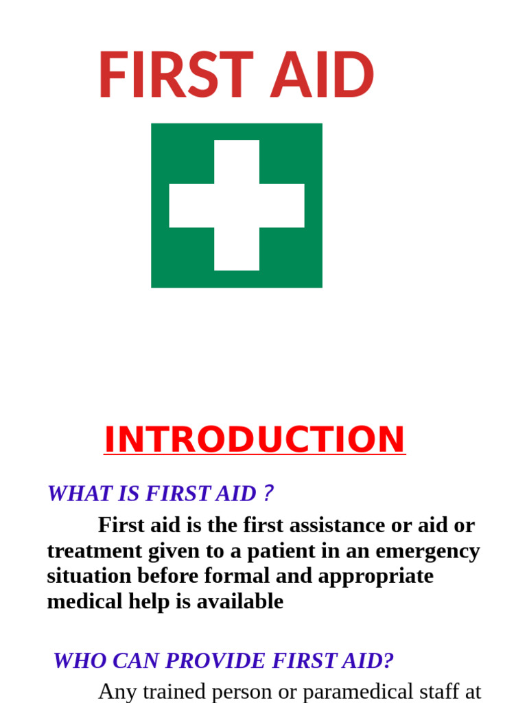 First Aid Essentials and Guidelines | PDF | First Aid | Emergency ...