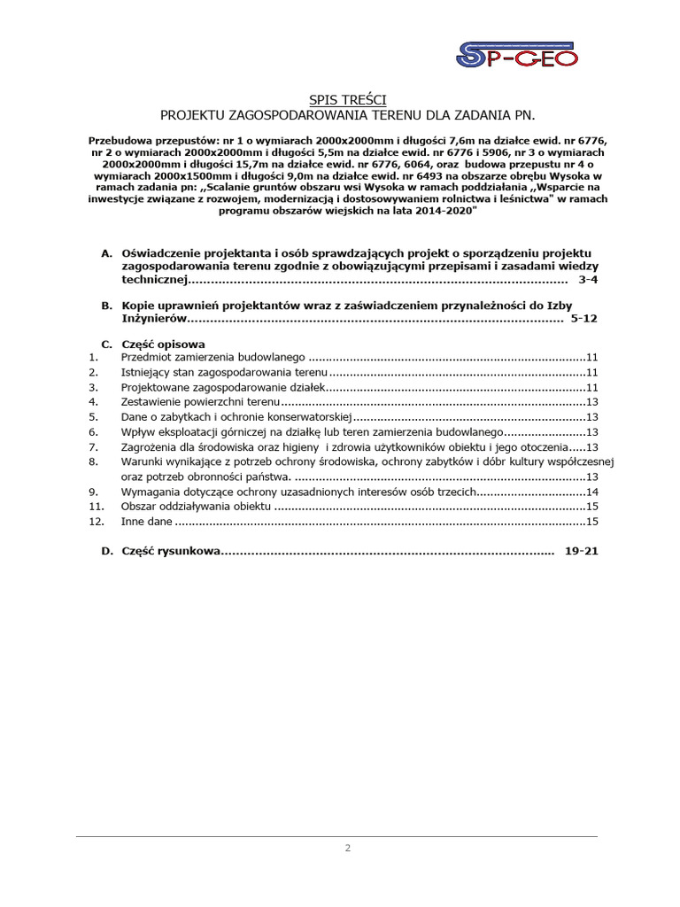 1.1 PZT Opis Techniczny Bez Do | PDF