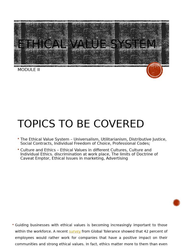 Understanding Ethical Value Systems | PDF | Utilitarianism | Social ...