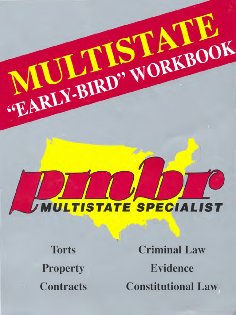 PMBR - Multistate Early Bird MBE - Questions & Answers (2007) | PDF ...