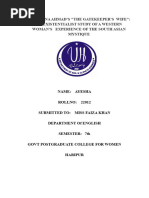 character sketch tarapada | PDF