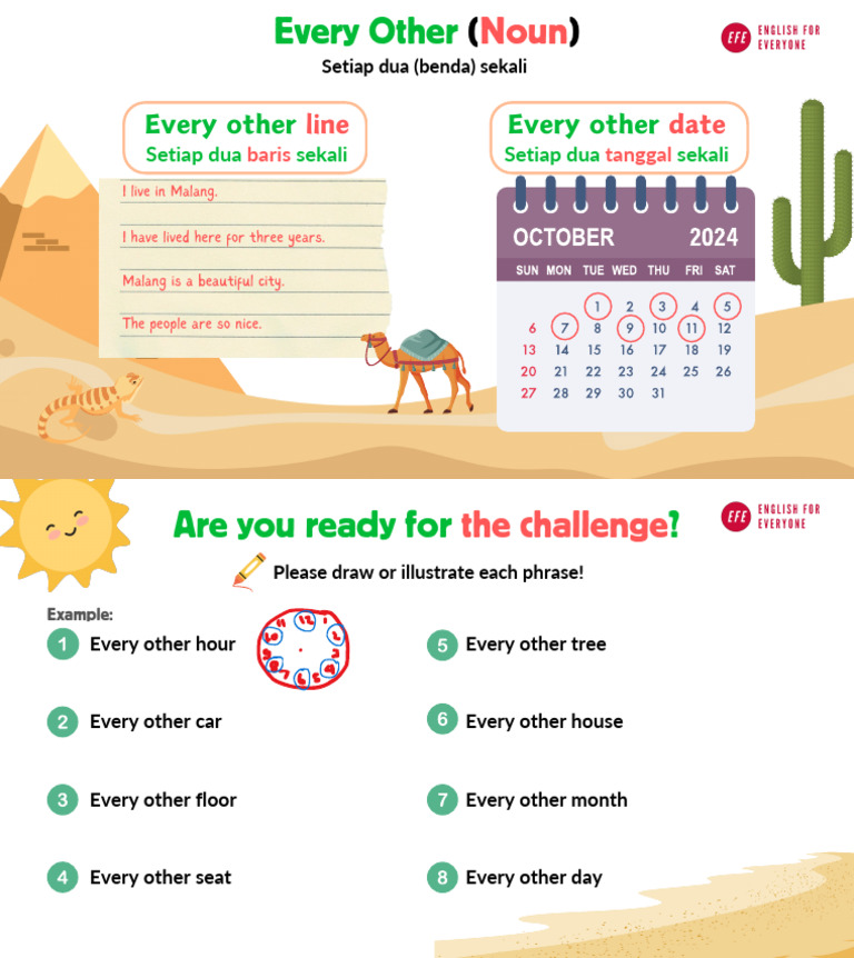 Phrases for "Every Other" in English | PDF