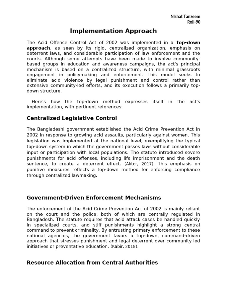 The Acid Crime Prevention Act | PDF | Crimes | Crime & Violence