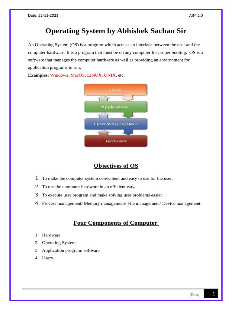 Operating System Complete | PDF | Scheduling (Computing) | Operating System Operating System Complete | PDF | Scheduling (Computing) | Operating System