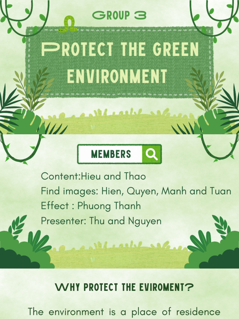 Protect The Green Environment - 20241009 - 204042 - 0000 | PDF
