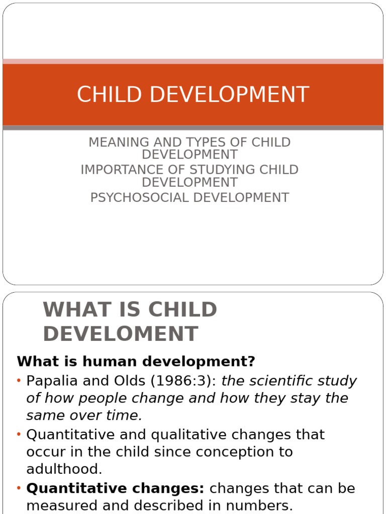 Psychosocial Development | PDF | Child Development | Psychoanalysis