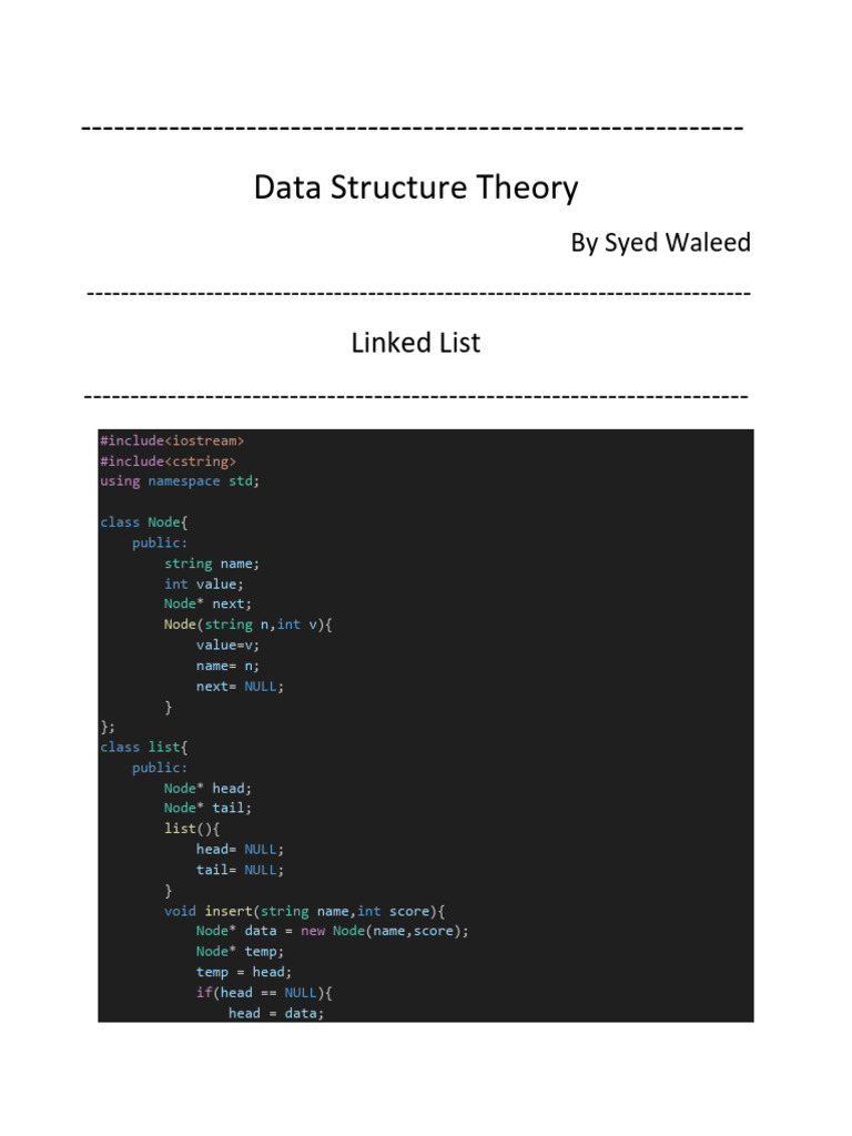 Data Structure Is All Here You Need | PDF | Computer Programming | Algorithms And Data Structures