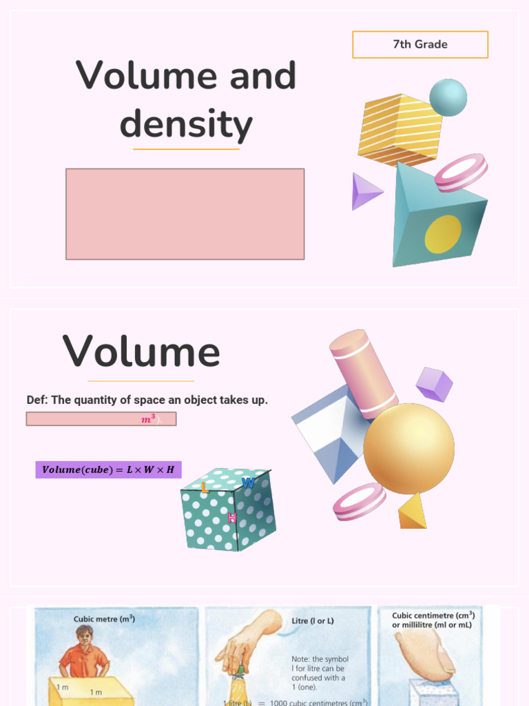 1-7 | PDF | Density | Volume