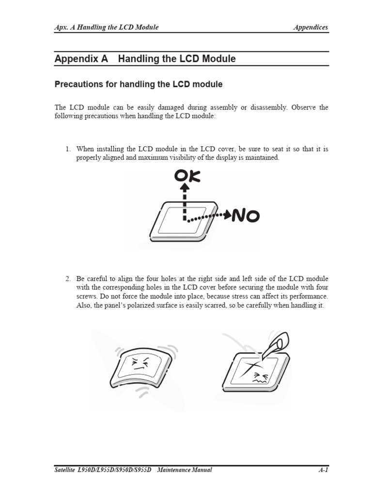 LCD Module Handling Guidelines | PDF | Liquid Crystal Display | Power ...