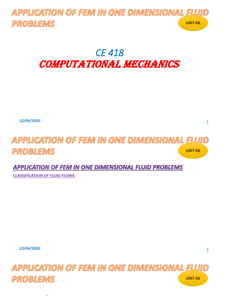 CE 418_UNIT_6 | PDF | Fluid Dynamics | Turbulence