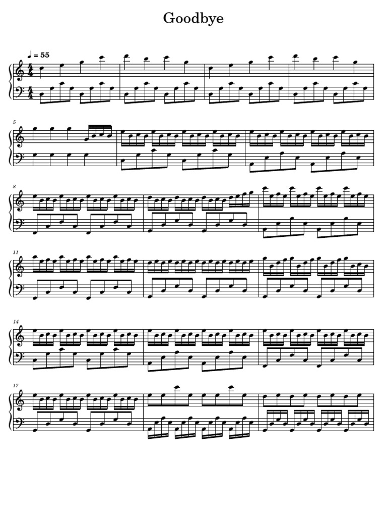 Goodbye | PDF