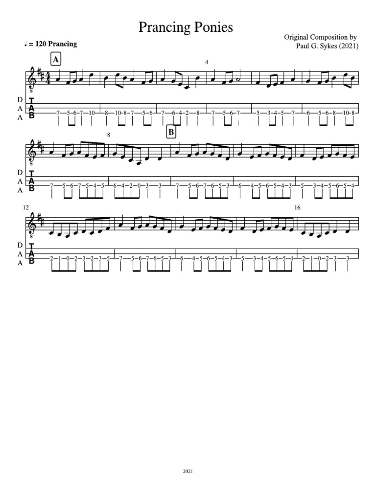 Prancing Ponies | PDF