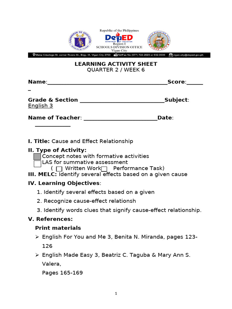 ENGLISH-3_Q2_WK6 | PDF