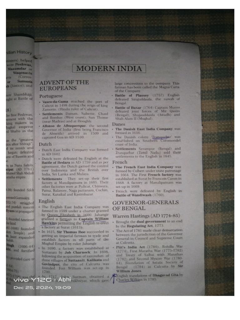 The Modern India | PDF