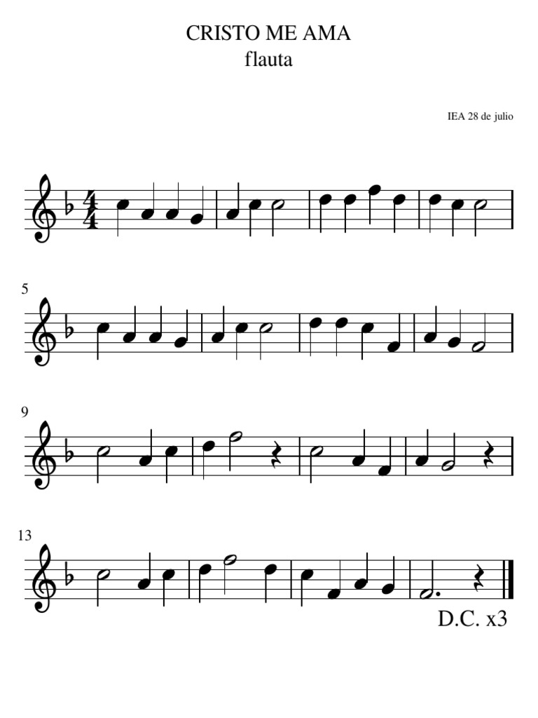 Cristo Me Ama = | PDF