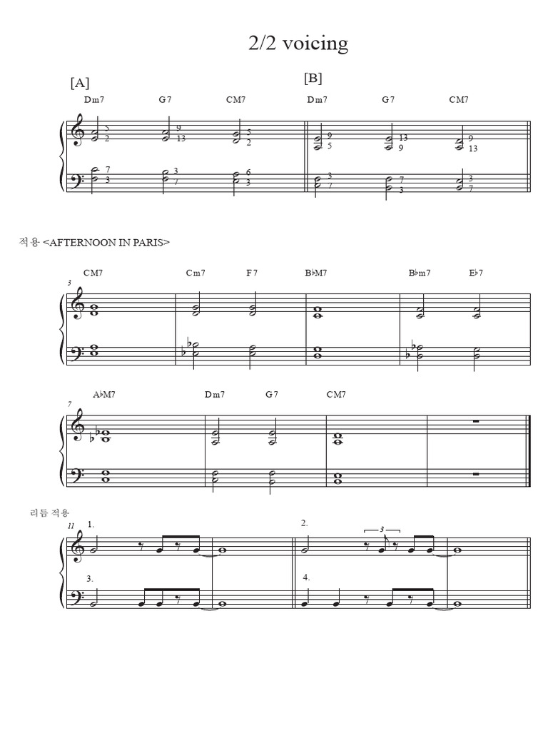 2:2 voicing - Score | PDF